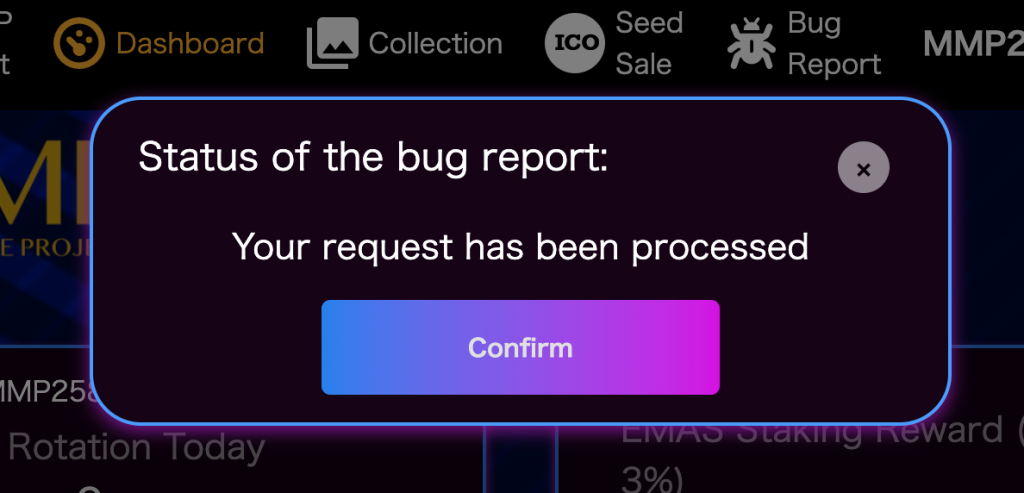 Bug-report – More Move Project